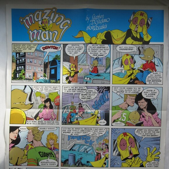 DC Comics | Art | 985 17x22 Comics Shop Wall Poster Dc Comics Mazing ...